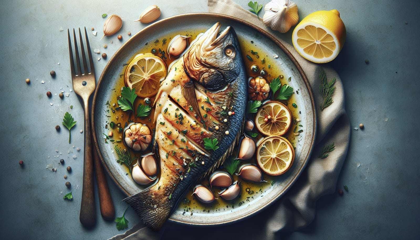 AI-Driven Roasted Garlic Cod