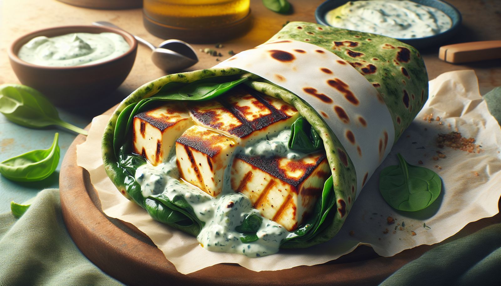 Heuristic Halloumi Wrap