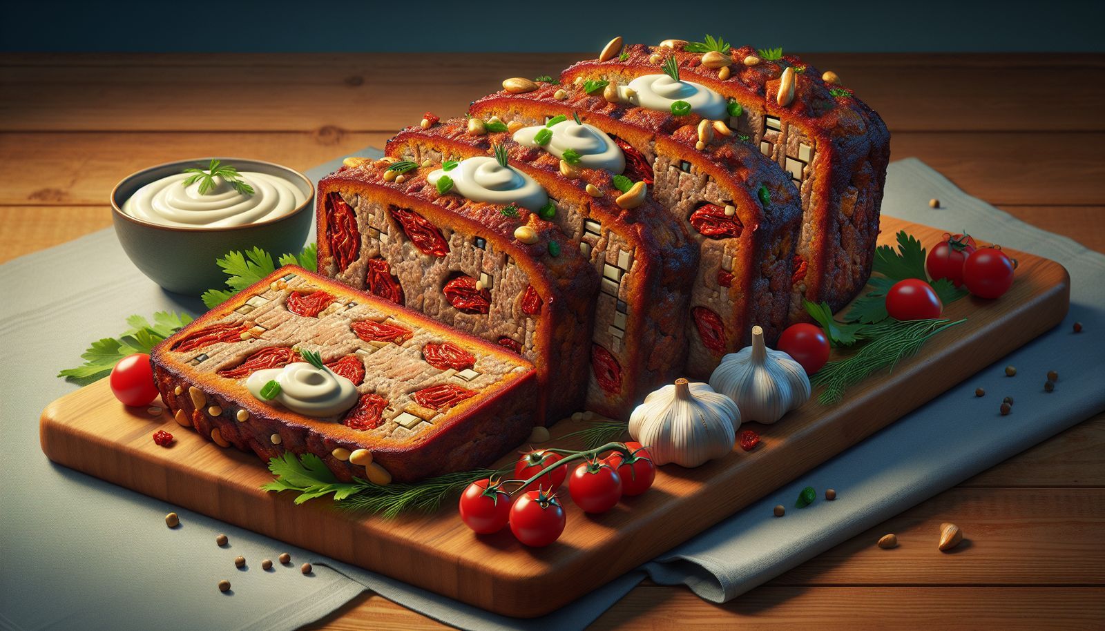 Matrix Meatloaf with Algorithmic Aioli