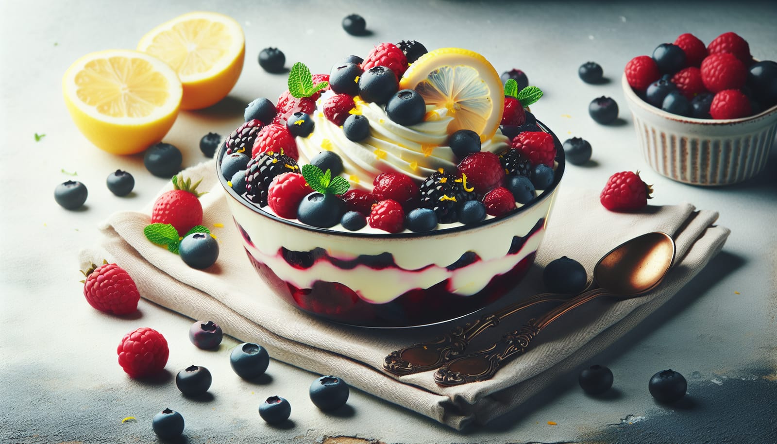 Data-Mixed Mascarpone Berry Cups